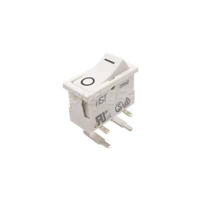 日本进口HRS HST翘板电源开关RS1船型开关16A250V卧式弯脚4脚2档