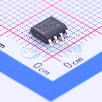 精密运放 OP07DDR SOIC-8 TI/德州 电子元器件配单原装正品