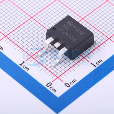 场效应管(MOSFET) NVB072N65S3 D2PAK onsemi(安森美) 电子元器件