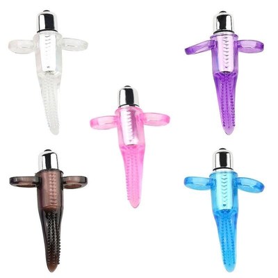 Sexy Toy Mini Vibrating Finger Cover Clitoris Tongue Mastur