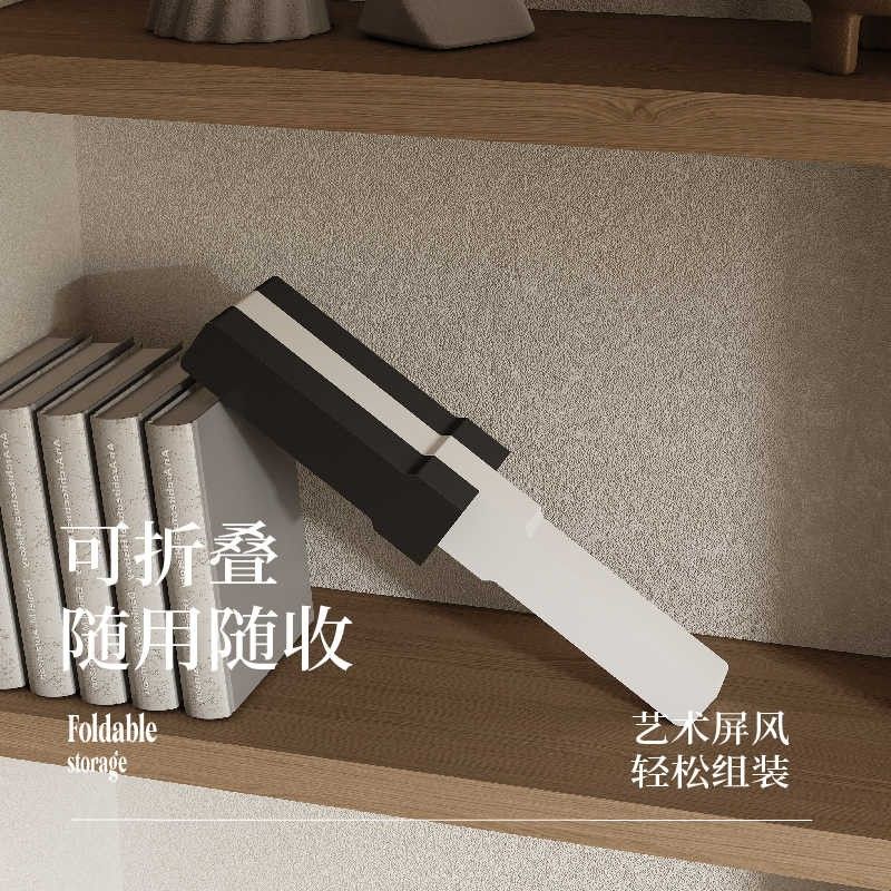 十八纸可折叠桌面屏风可移动防飞沫办公桌隔板挡板设计师创意百搭