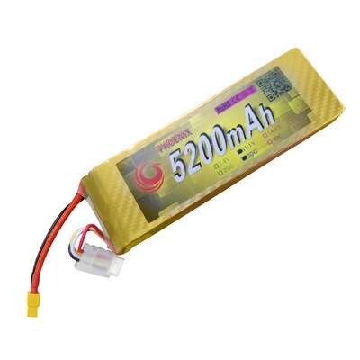 航模锂电池凤凰3S5200mAh 11.1V 30C车模航模供电Z410动力电池