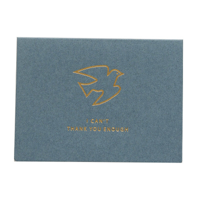 Korean gilt birthday holiday thank-you card envelope