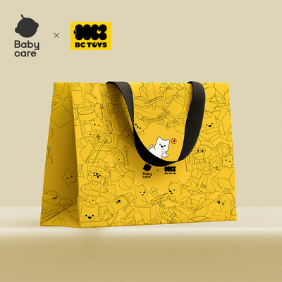babycare玩具bctoys手提礼品袋横版中号儿童生日礼物包装纸袋