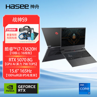 神舟i7-13620H16G1TB165Hz