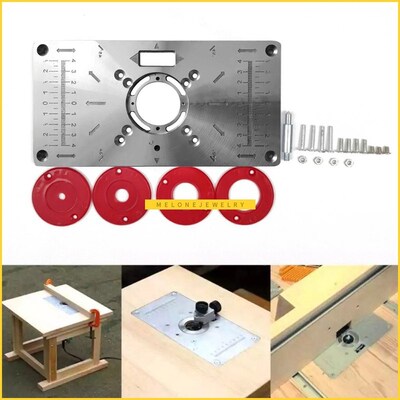 Woodworking Benches able Saws Insert Plate pinte Router able