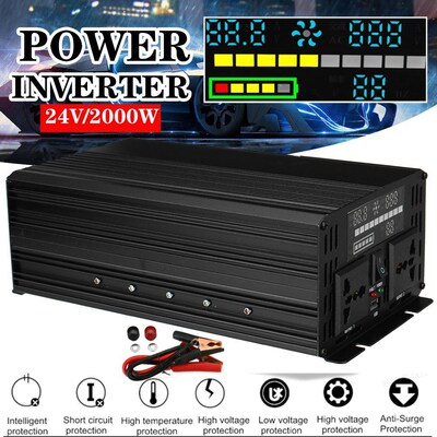 Car Inverter 12V/24V 220V 4000W Voltage transformer Modified