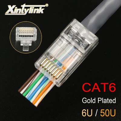 xintylink EZ rj45 connector cat6 rj 45 ethernet cable plug
