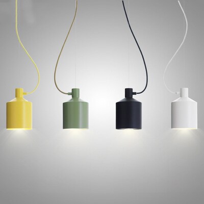 Nordic Modern Restaurant Alunum Pendant Light Simple Bedroom