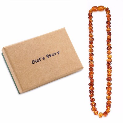 Baltic Amber Teething Necklace/Bracelet for Baby Size 14 35