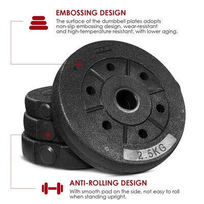 in stock 30KG Weight Dumbbell Set Fitness Dumbbell Detachabl