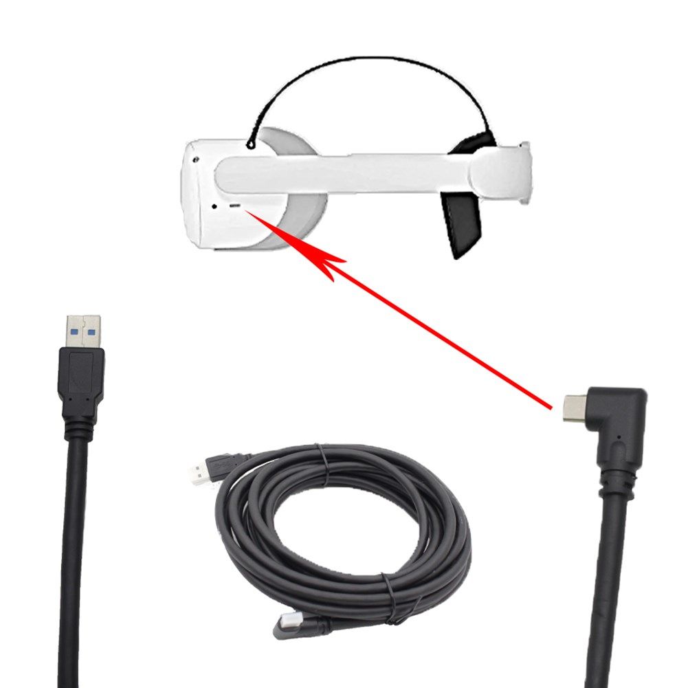 5M High Speed VR Headset Portable Link Cable PVC Connecting_虎窝淘
