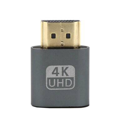 4K HDMI Virtual Displayeat Dummy Plug Display Emulator Conne