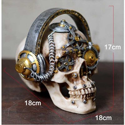 Resin Craft Skull Statues  Sculptures Garden Statues Sculptu