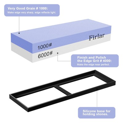 Whetstone Sharpening Stones Honing Tool 1000 6000 Grit