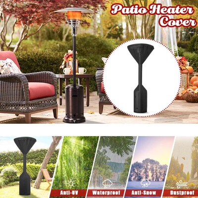 600D Waterproof Patio Outdoor Heater Covers Round Stand-up H