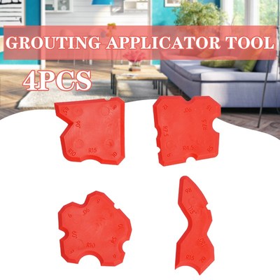 4pcs Grouting Sealant Silicone Profiling Applicator Caulk To