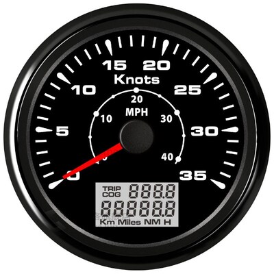 niversal Marine Car GPS Speedometer 85mm 40 MPH /80 MPH digi