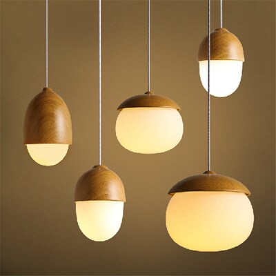 Nordic Nuts LED Pendant Lamps Modern Art Iron Pendant Lights