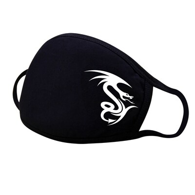 Dragon Mask Adult Fashion Designer Printed Reusable Fabric