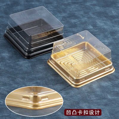 Cake packaging box blister box transparent Square West Point
