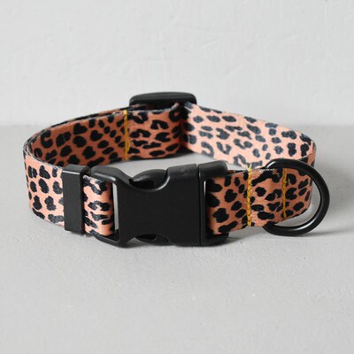 leopard Color Pet Accessories Samoyed Designer Dog Collars
