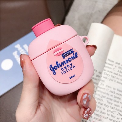 Pink Baby Lotion Bottle Cute Cartoon Funny Bluetooth Wirele