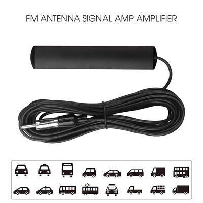 Auto Car Radio FM Antenna Signal Amp Amplifier Car Vehicle B