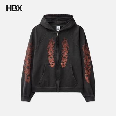 Basketcase Afflicted Zip-Up Hoodie 外套帽衫 HBX