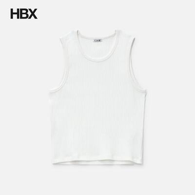 COOR Scoop-neck Ribbed Sleeveless 背心男HBX