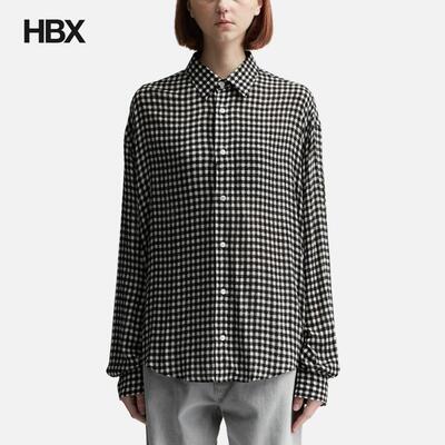 Ami Boxy Fit Shirt 长袖衬衫女HBX