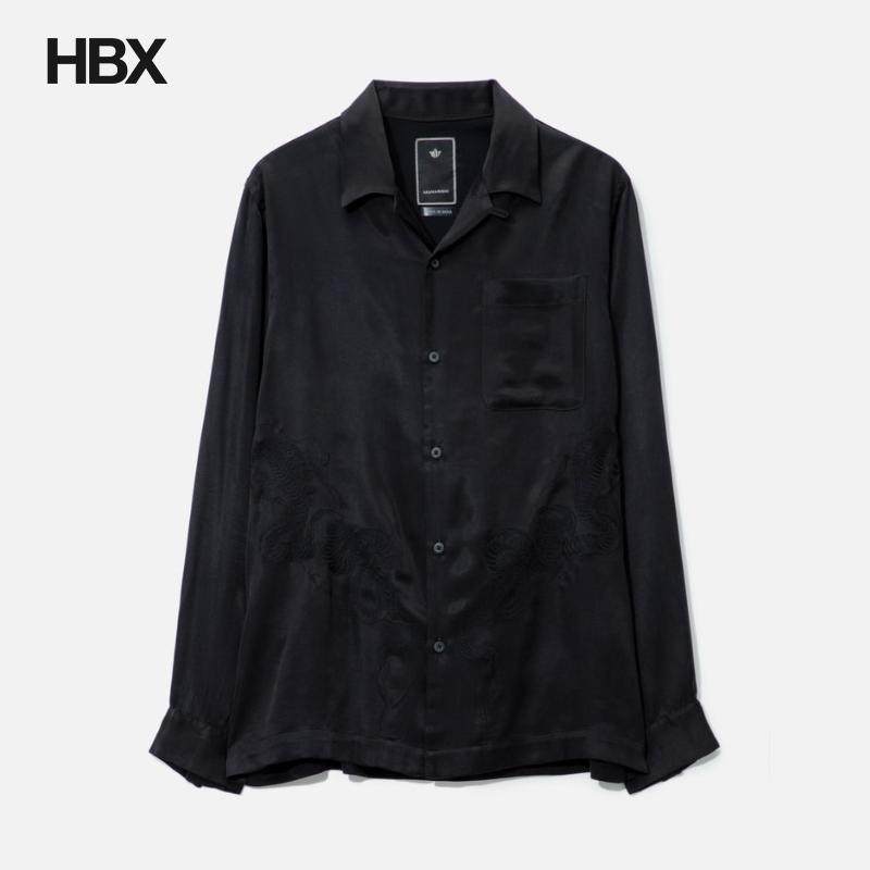 Maharishi YEAR OF THE SNAKE CUPRO SHIRT 长袖衬衫男HBX