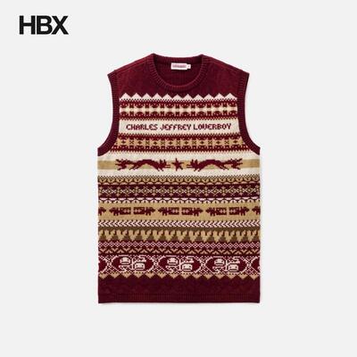 Charles Jeffrey Loverboy Fine Fairisle Vest 针织衫马甲HBX