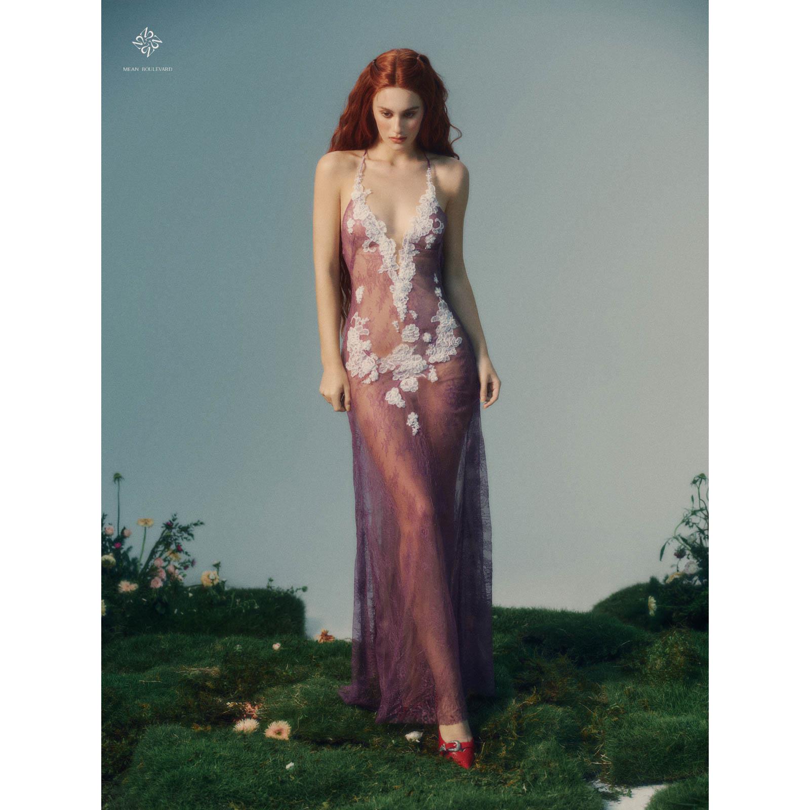La Vierge 越南小众品牌 La Primavera 系列立体贴花连衣裙定制