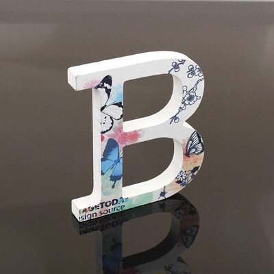 Wooden Letter English Alphabet DIY Personalised Name Design