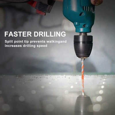 10Pcs Multifunctional High Quality Drill Bits Construction C