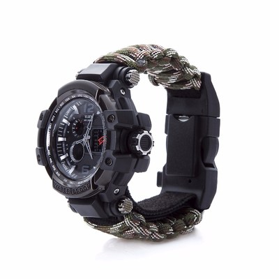 Outdoor Survival Watch Multifunctional Waterproof Military T