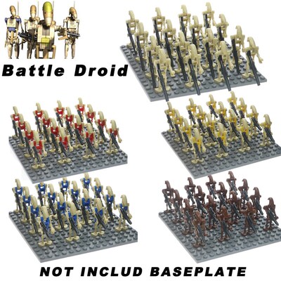 16PCS/LOT Super Star Wars K-2SO Battle Droid Combat Robot Bu