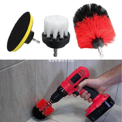 11pcs/set Electric Drill Cleaning Brush Tile Floor Scrubber