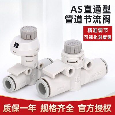 SMC型带刻度管道型调速阀节流阀