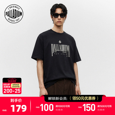 PALLADIUM帕拉丁上装休闲图案印花男女款短袖T恤1013889
