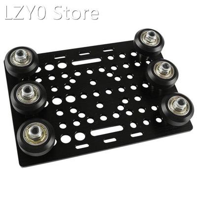 Black Anodized Aluminium V-Slot Gantry Plate Set 20 - 80mm w