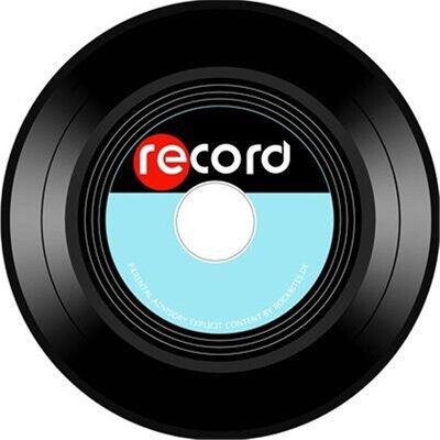 Music Vinyl Record Printed Round Carpet Soft Carpets  Living