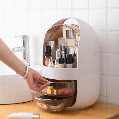 Transparent Cosmetic Organizer Creative Makeup Storage Box
