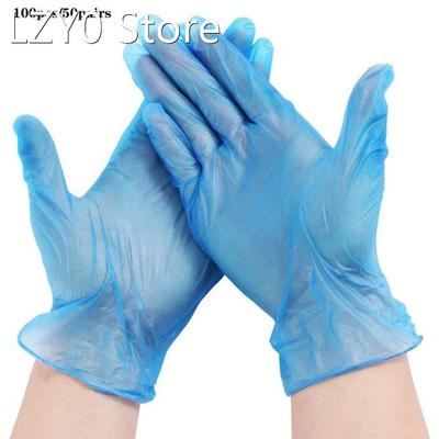 100PCS Disposable Gloves Latex Dishwashing Kitchen Work Rubb