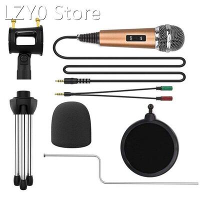 Condenser Microphone with Filter, 3.5mm Jack Microphone Kit