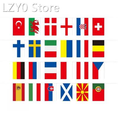 European Cup Falg 2021 EURO Football Championship Fabric Bun