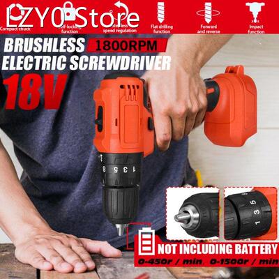 3 in 1 Brushless Impact Electric Drill 13mm 90N.m 2 Speed Re