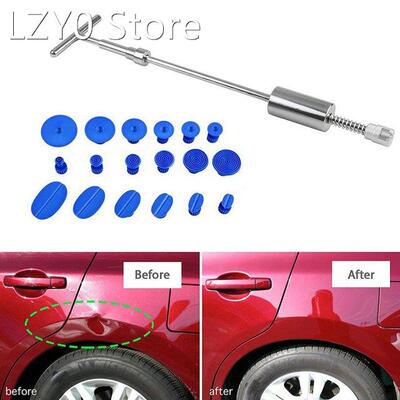 Portable Paintless Dent Repair Puller Kit T Bar Slide Hammer