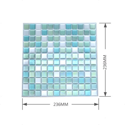 1PC 3D Mosaic kitchen Tile Decor Wall ers Self Adhesive Deca